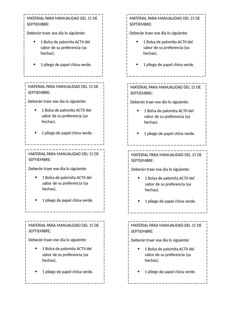 Recados Sep | PDF