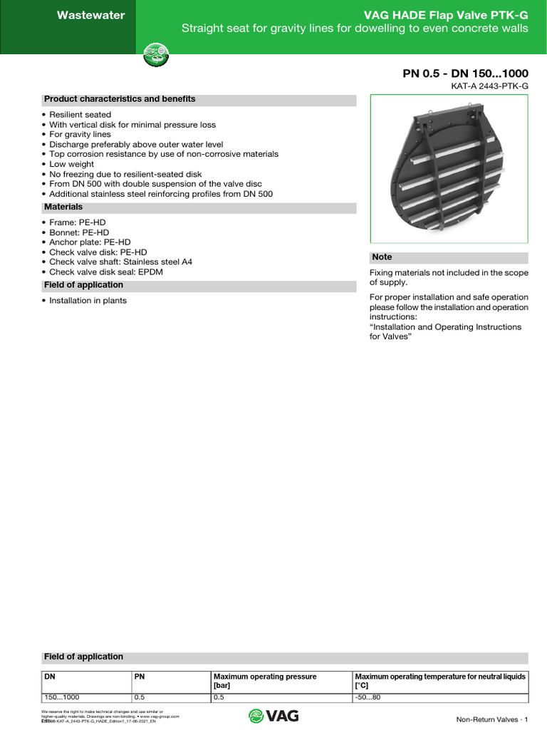 KAT-A 2443-PTK-G HADE Edition1 17.06.2021 EN | PDF