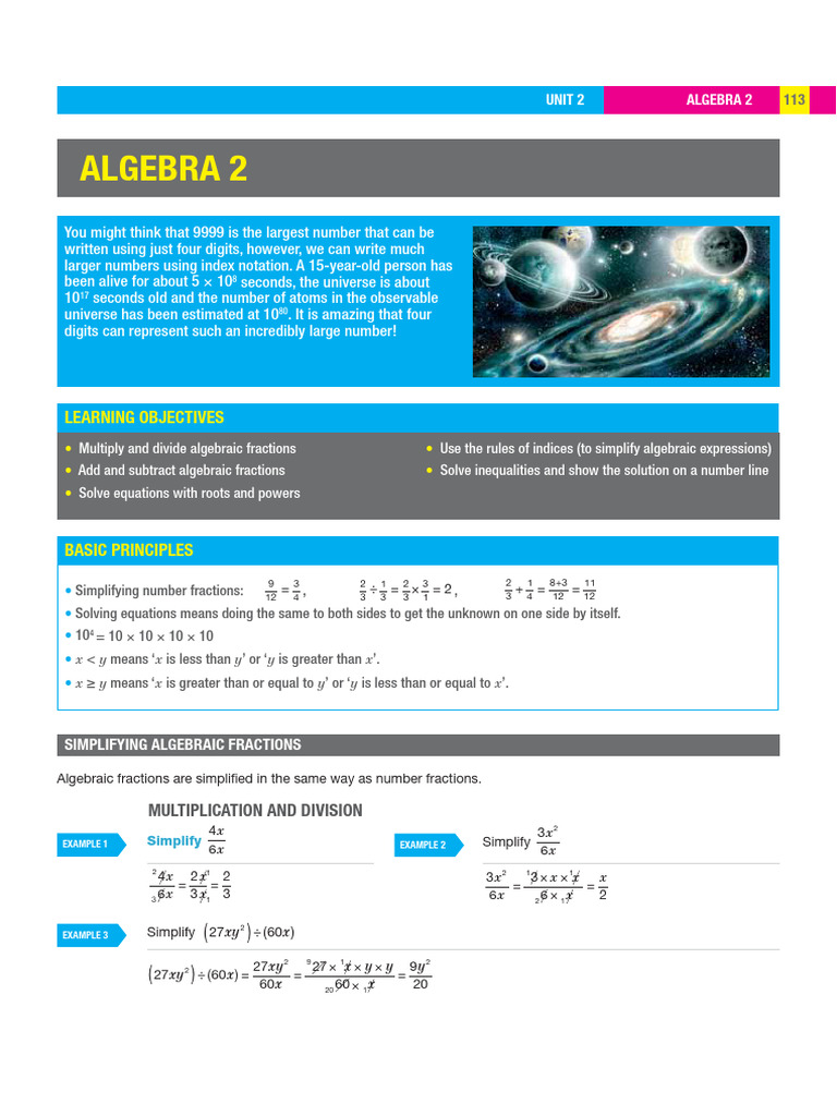 Algebra 2 | PDF