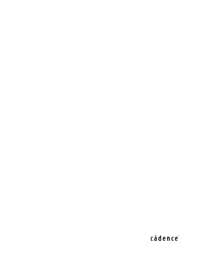 CADENCE Design For Test 4 0.secured - Lect | PDF