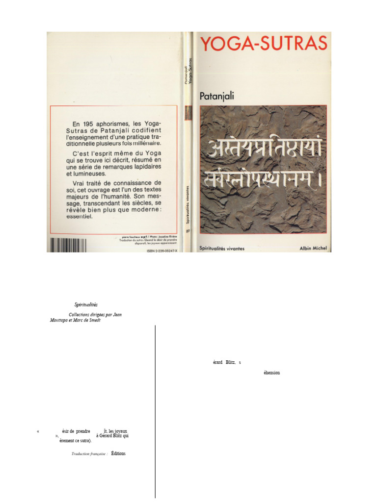 Yoga Sutras Patanjali | PDF
