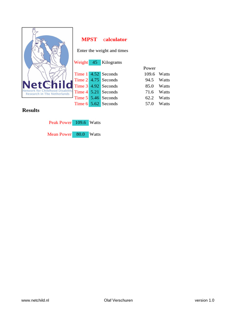MPST 15 Meter Calculator | PDF