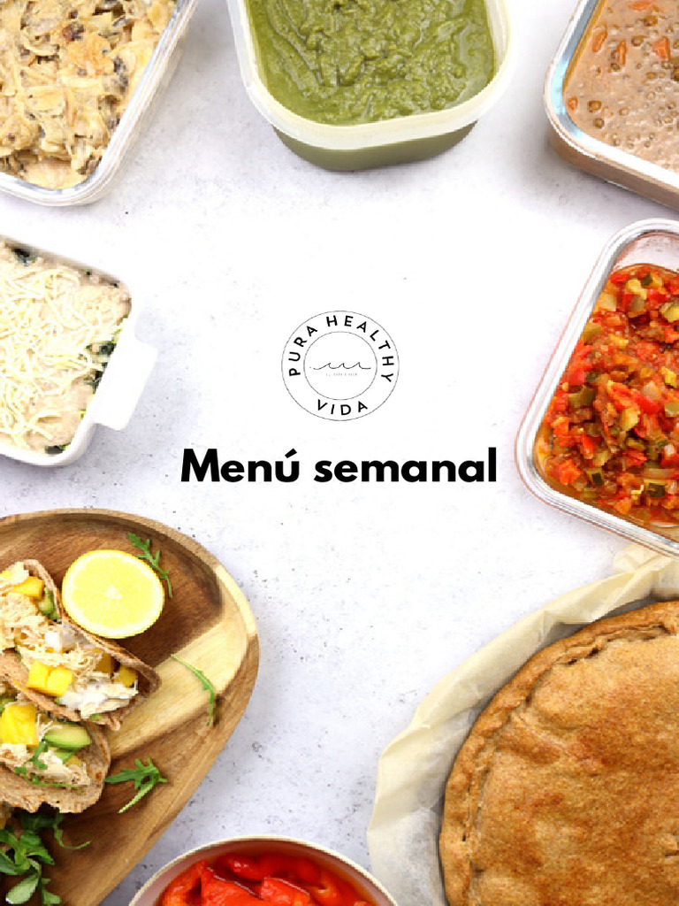 MENU IG 27 ENERO Plan Semanal Purahealthyvida | PDF