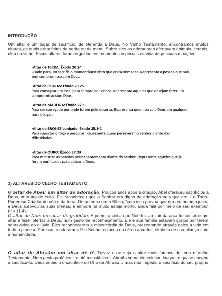 Altar | PDF
