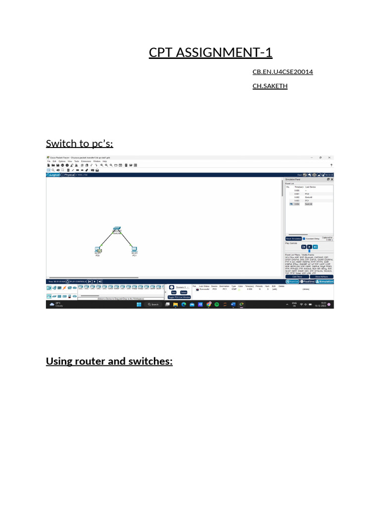 CPT Assignment | PDF