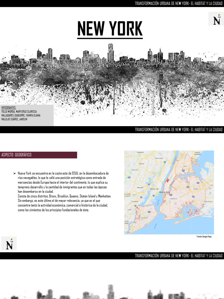 TRANSFORMACIÓN URBANA NEW YORK. | PDF