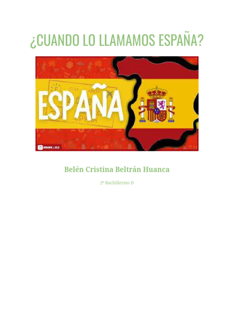 Tarea Hist Esp 2 | PDF