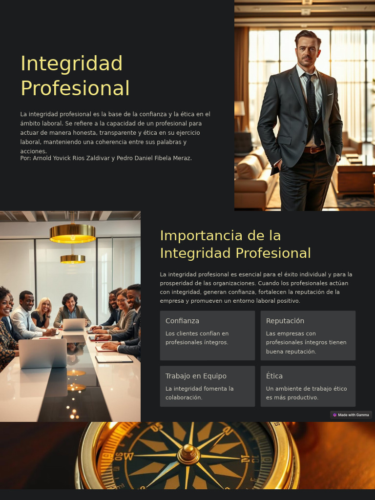Integridad Profesional | PDF | Toma de decisiones | Verdad