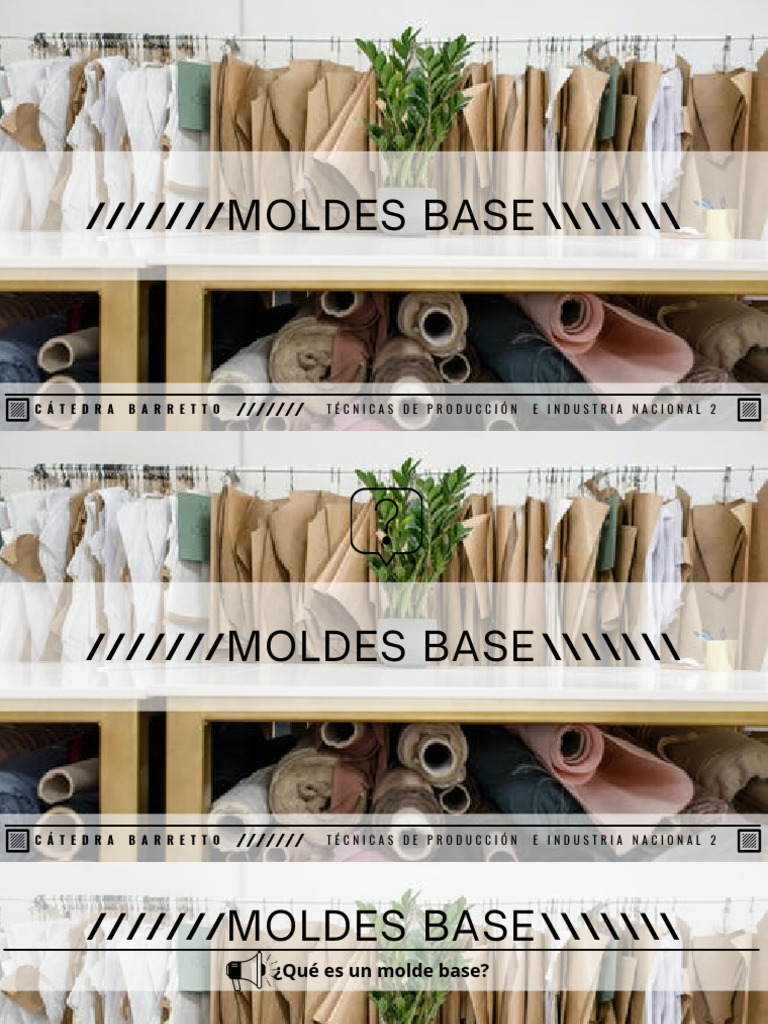 Moldería Base - Tejido Plano - Teorica de Falda Base | PDF