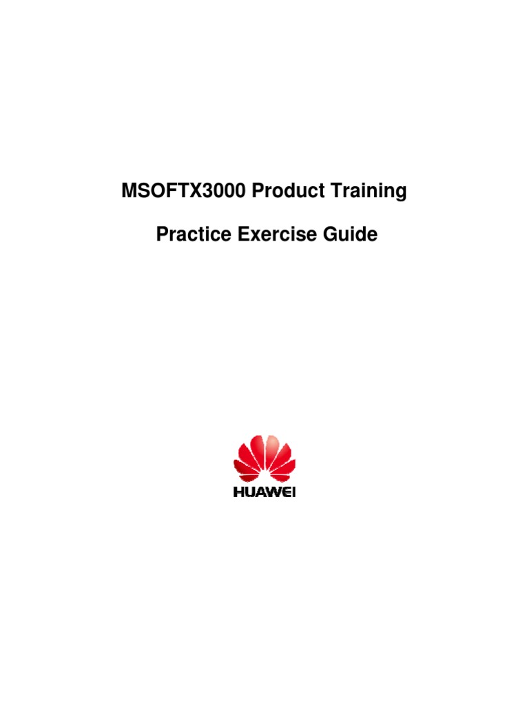 MSOFTX3000 Product Training Practice Exercise Guide | PDF | Computer ...