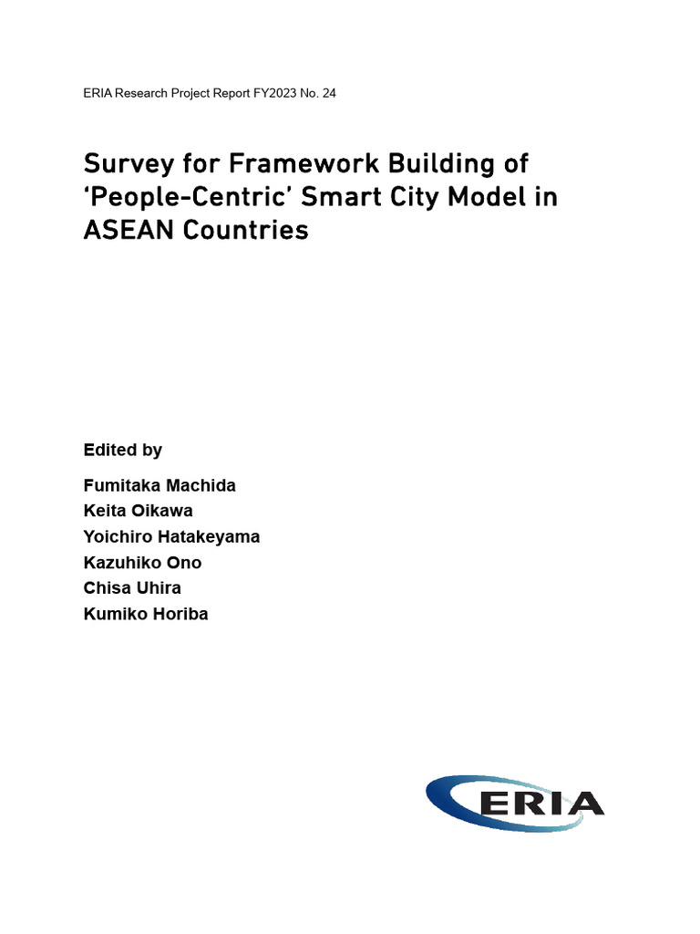 Survey For Framework Building of People Centric Smart City Model | PDF