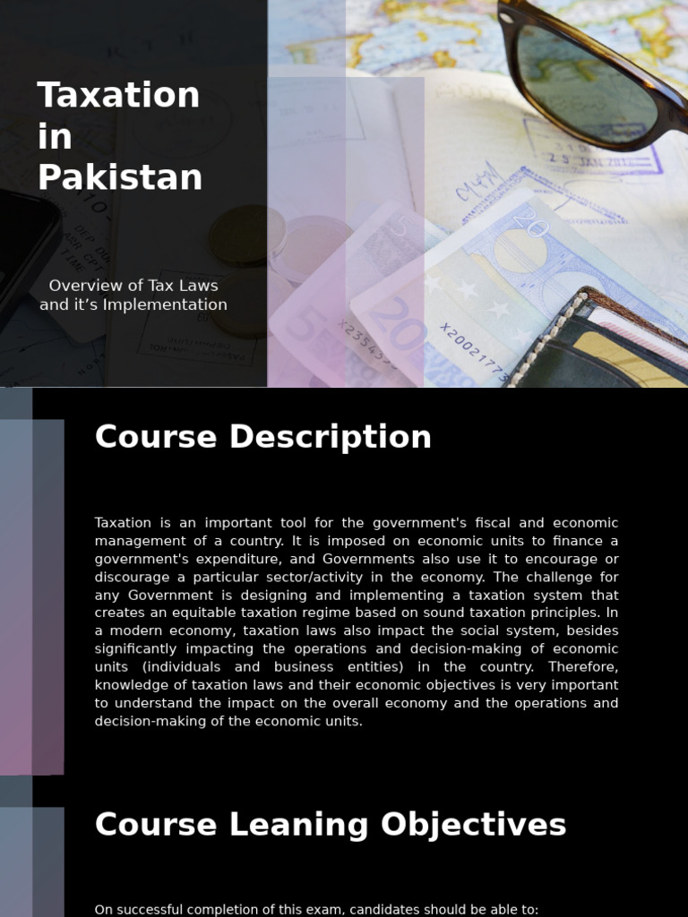 Tax Intro. and Training | PDF