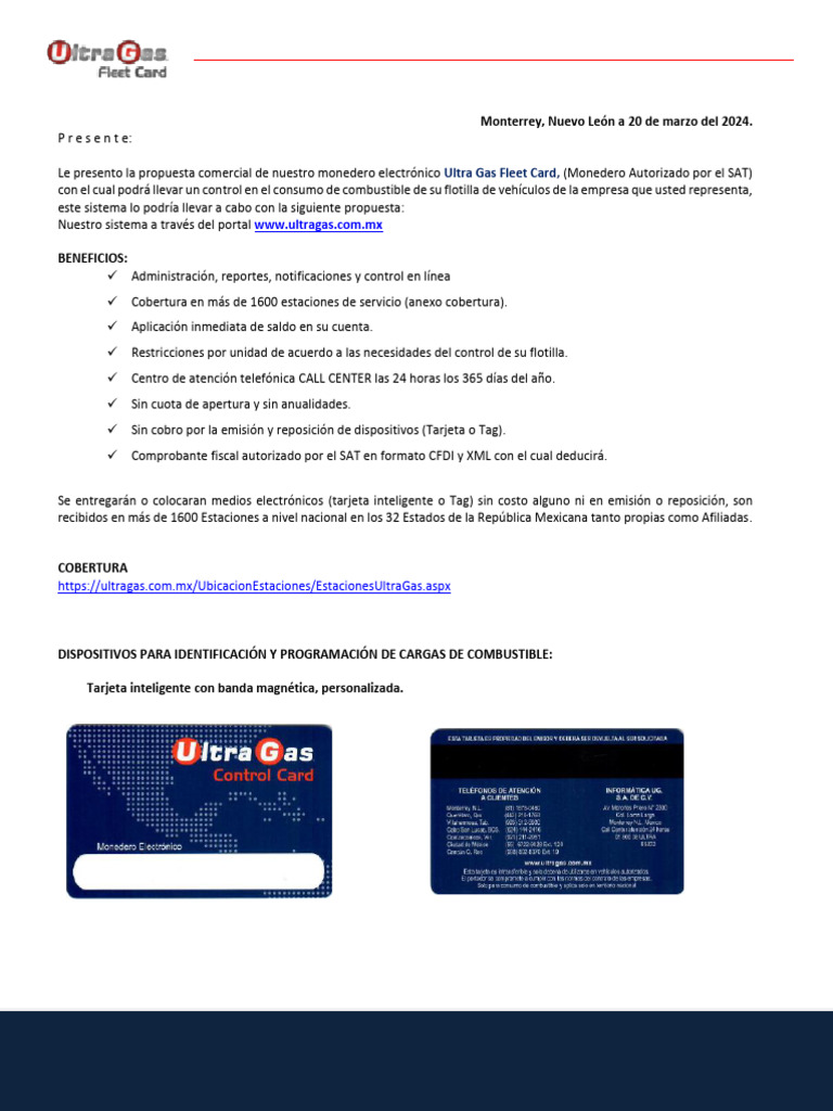 Propuesta Ultragas | PDF