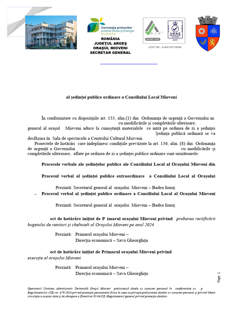Proiectul Ordinii S o 26.09.2024 | PDF