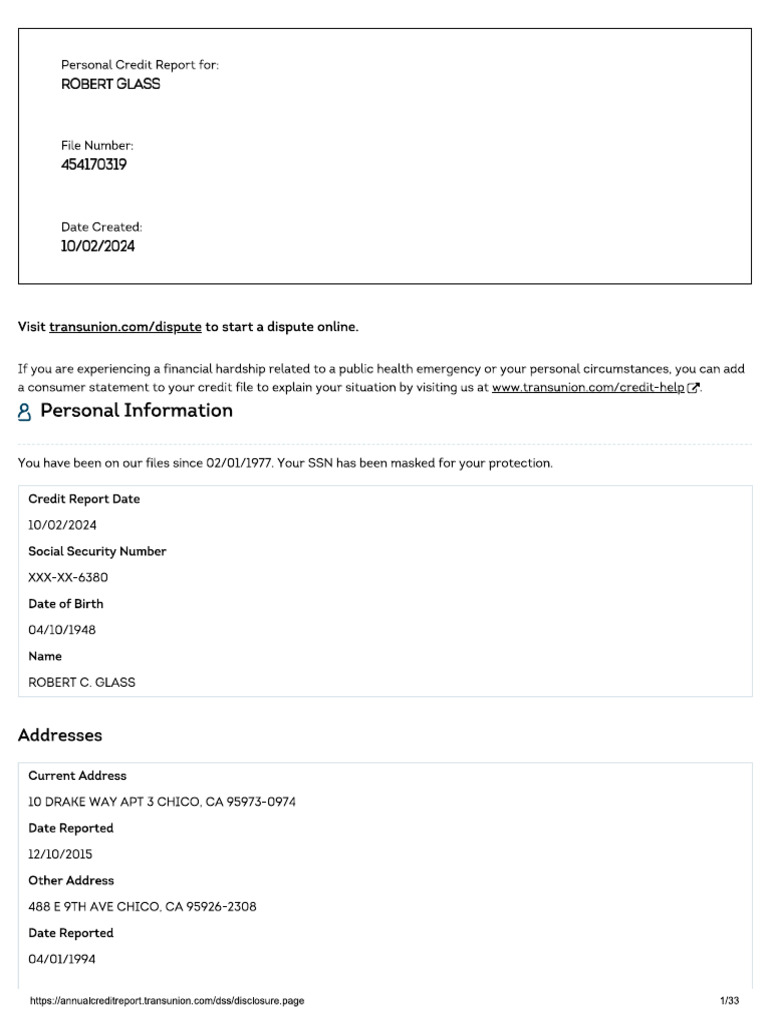 TRANSUNION | PDF