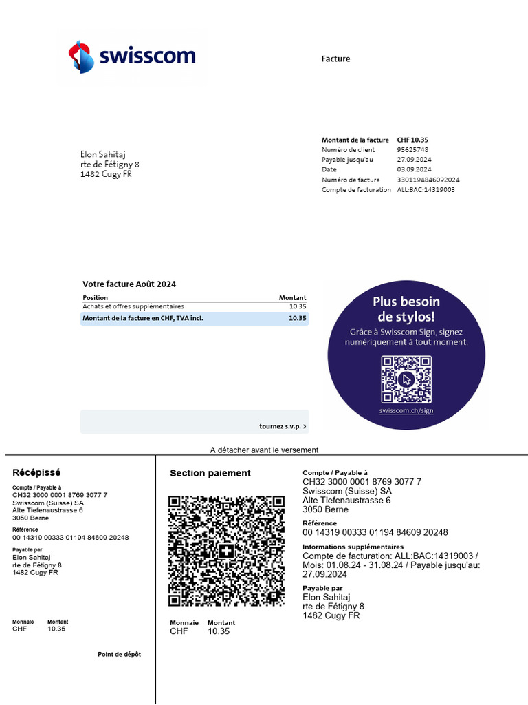 Facture 202408 | PDF