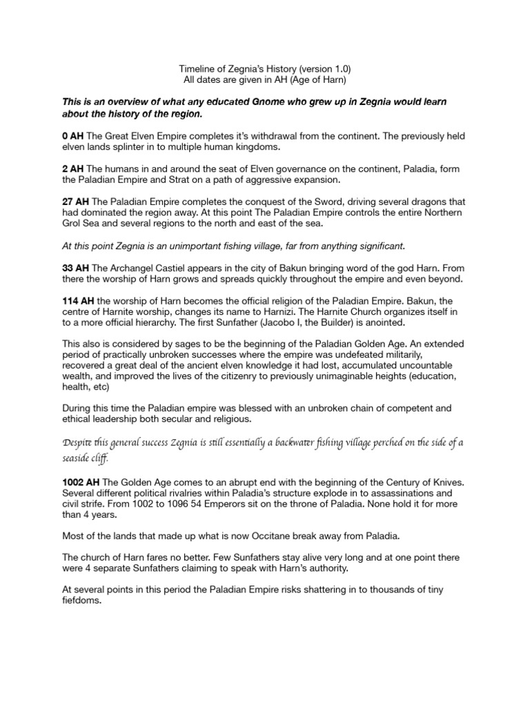 Timeline of The Grol Sea 1.1 | PDF