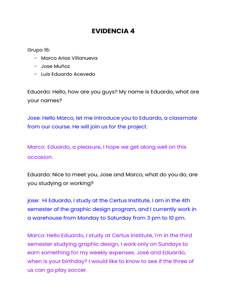 Evaluacion de La Actividad AA4 | PDF