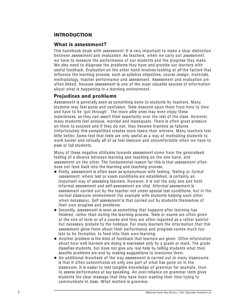 1 Introduction To Assessment - Flipped Reading | PDF