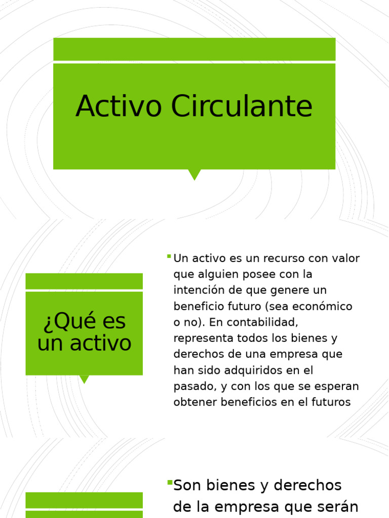Activo Circulante | PDF