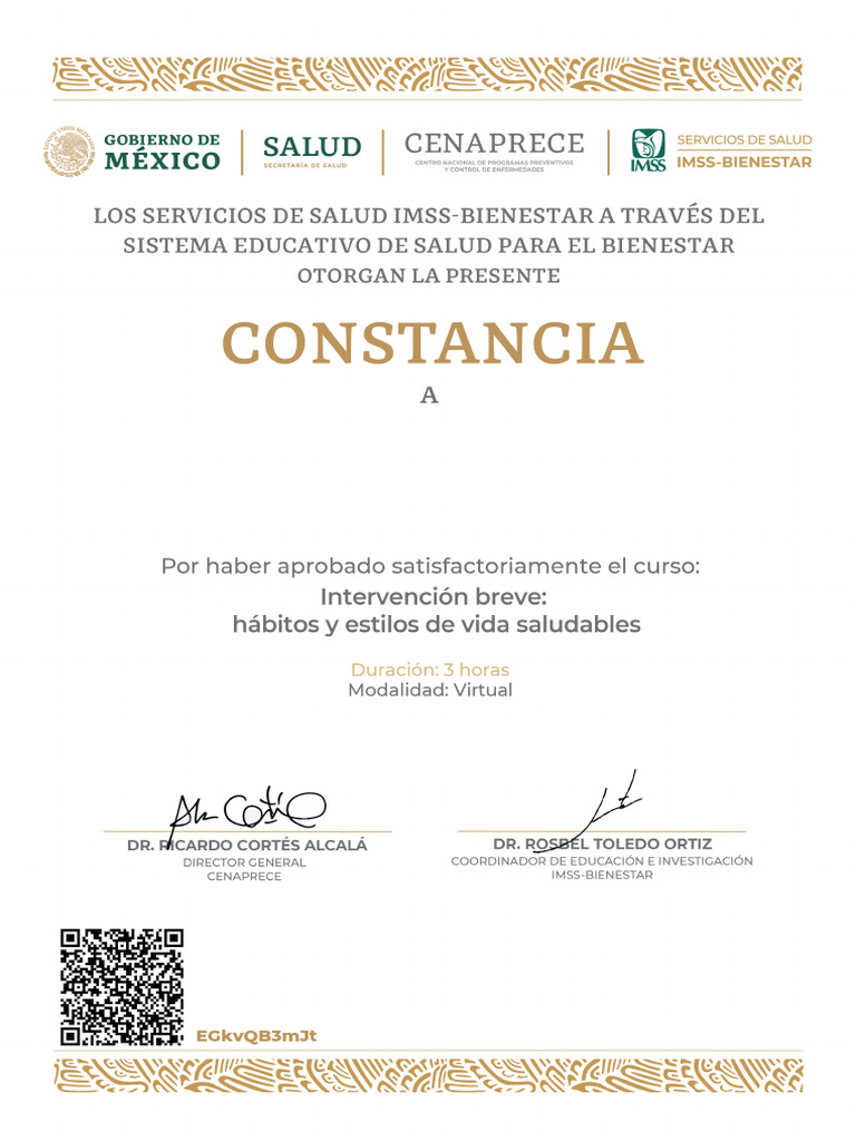 Constancia | PDF