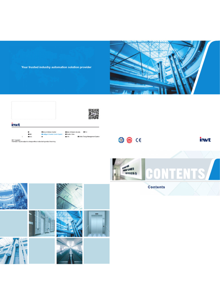 INVT-Elevator-Products-Catalog | PDF