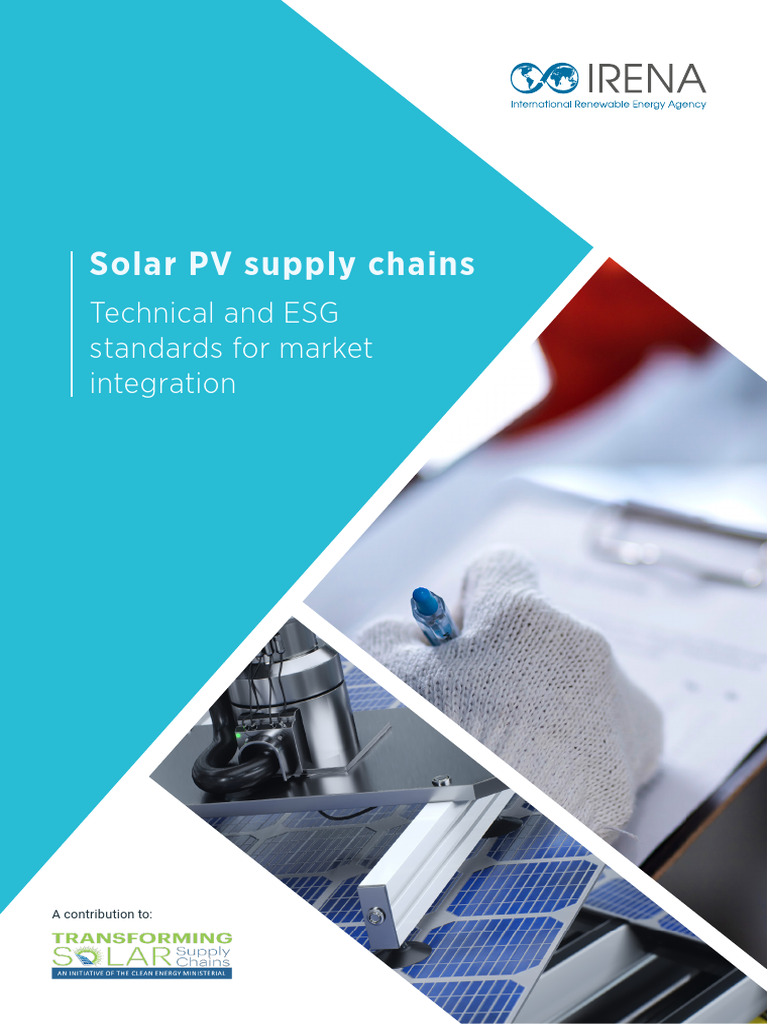 IRENA Solar PV Supply Chains Technical ESG Standards 2024 | PDF
