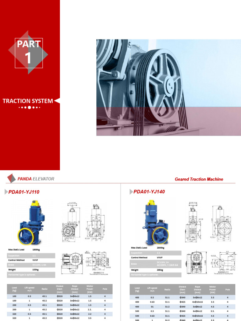 Traction System Catalog | PDF