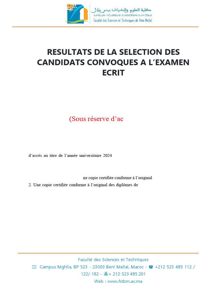 MSTSE Admis | PDF