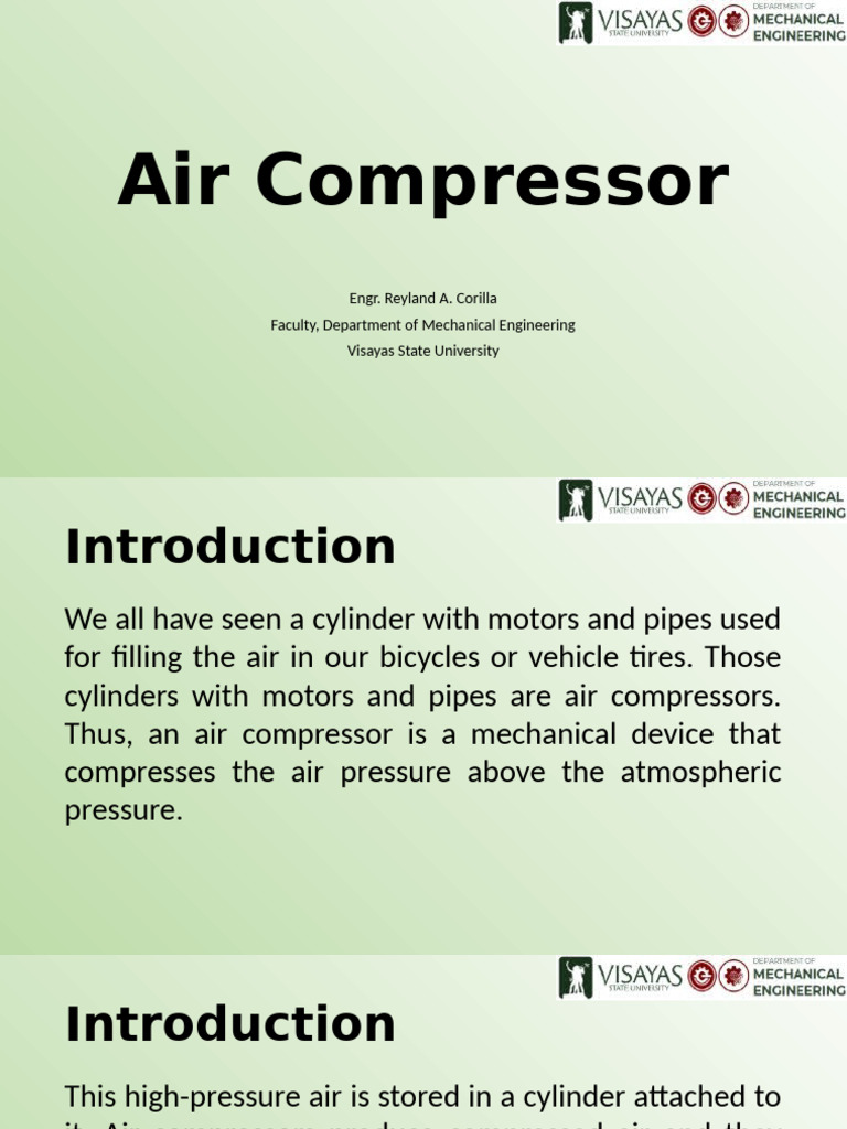 ME Lab II L2 Air Compressor | PDF