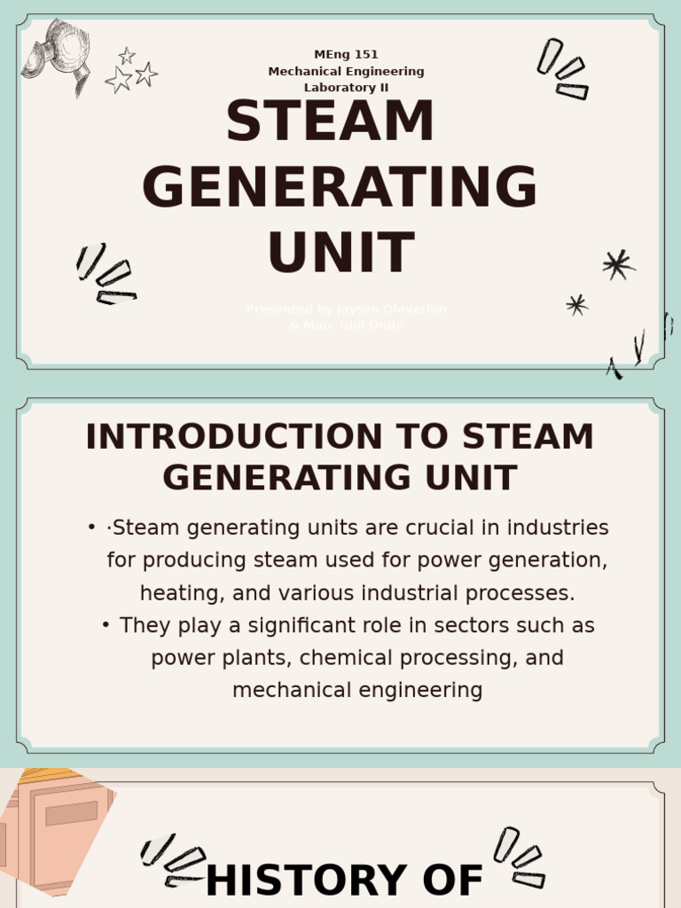 SGU:Steam Generation Unit | PDF