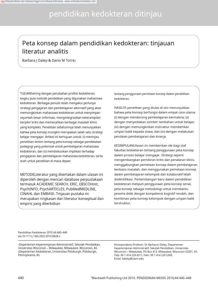 Concept Maps in Medical Education - En.id | PDF
