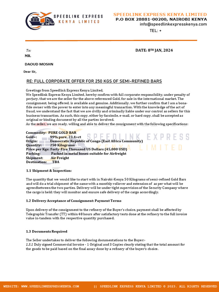 Fco Kenya | PDF