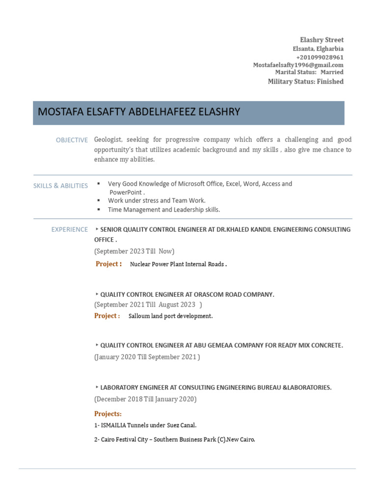 Mostafa Elsafty | PDF