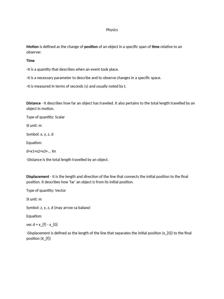 Physics Review | PDF