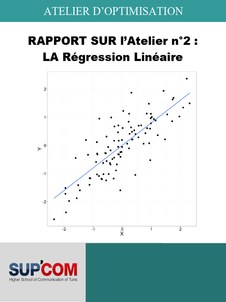 Regression - Lineaire Ghada Ben Ammar INDP2 E | PDF