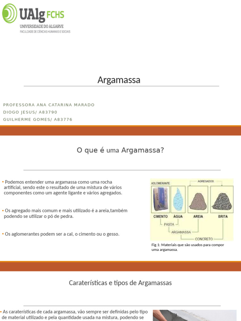 MTC Argamassas | PDF