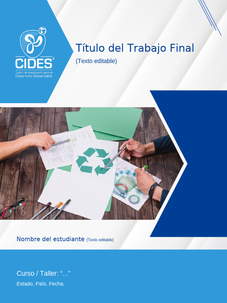 Portada Trabajo Final Cursos CIDES | PDF