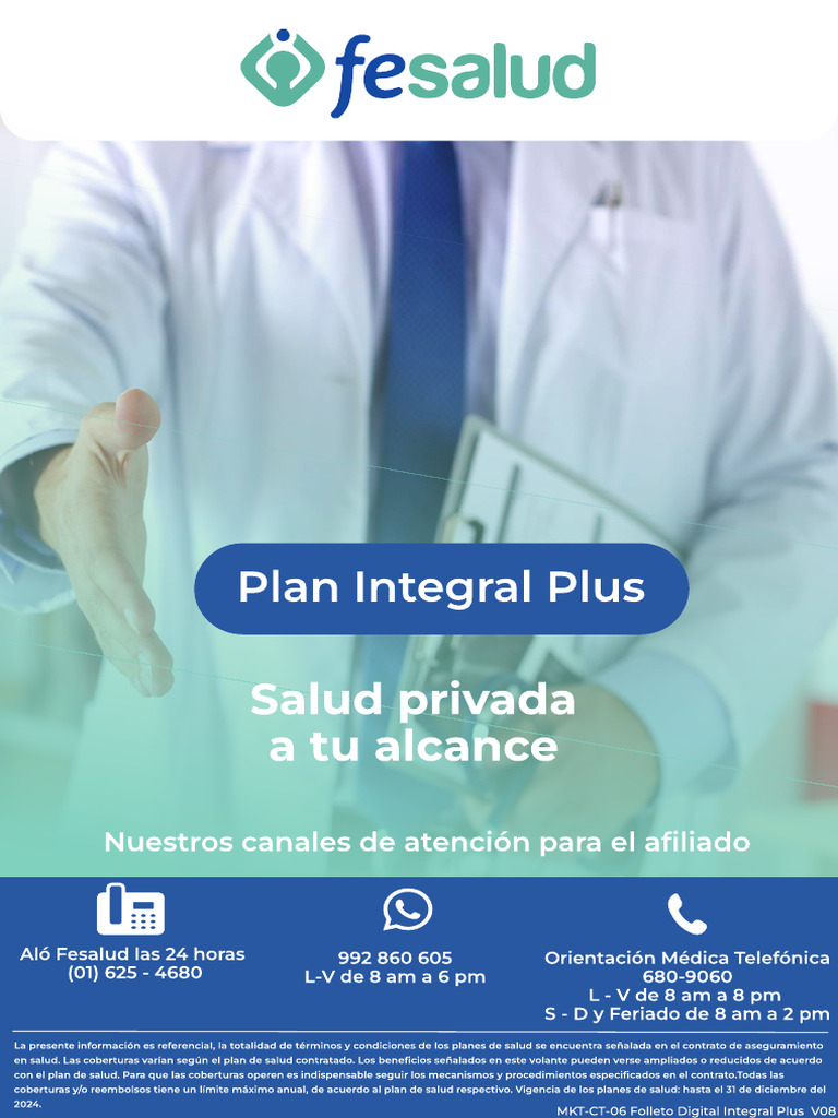 MKT-CT-06 Folleto Digital Plan Integral Plus | PDF