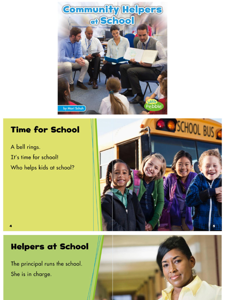 Book-Community Helpers at School | PDF