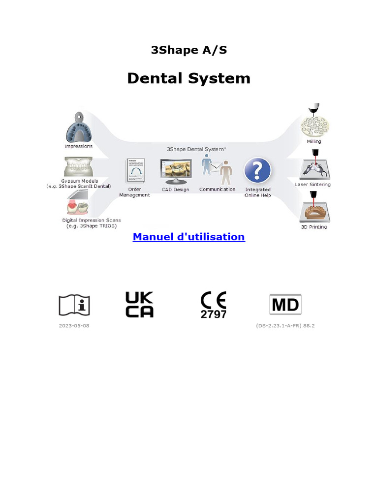 Dental System User Manual - 2.23.1-A-FR | PDF | Technology & Engineering