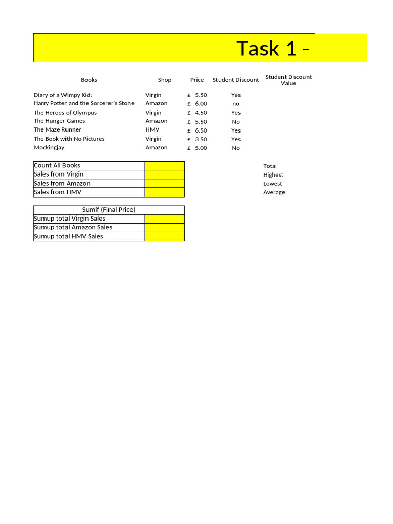 If Statment Tasks Part 2 - New Task | PDF
