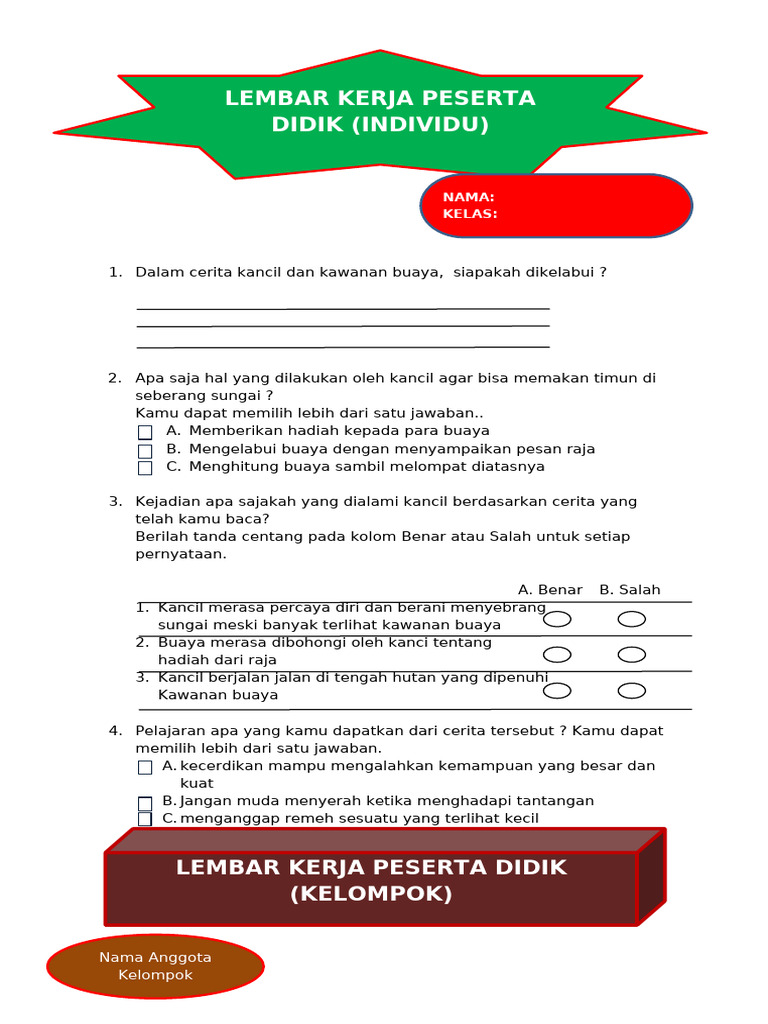 LKPD Bindo | PDF