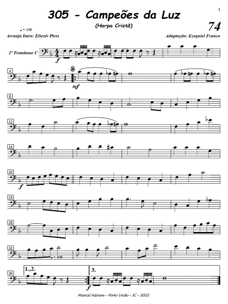 305 - 1º Trombone C | PDF