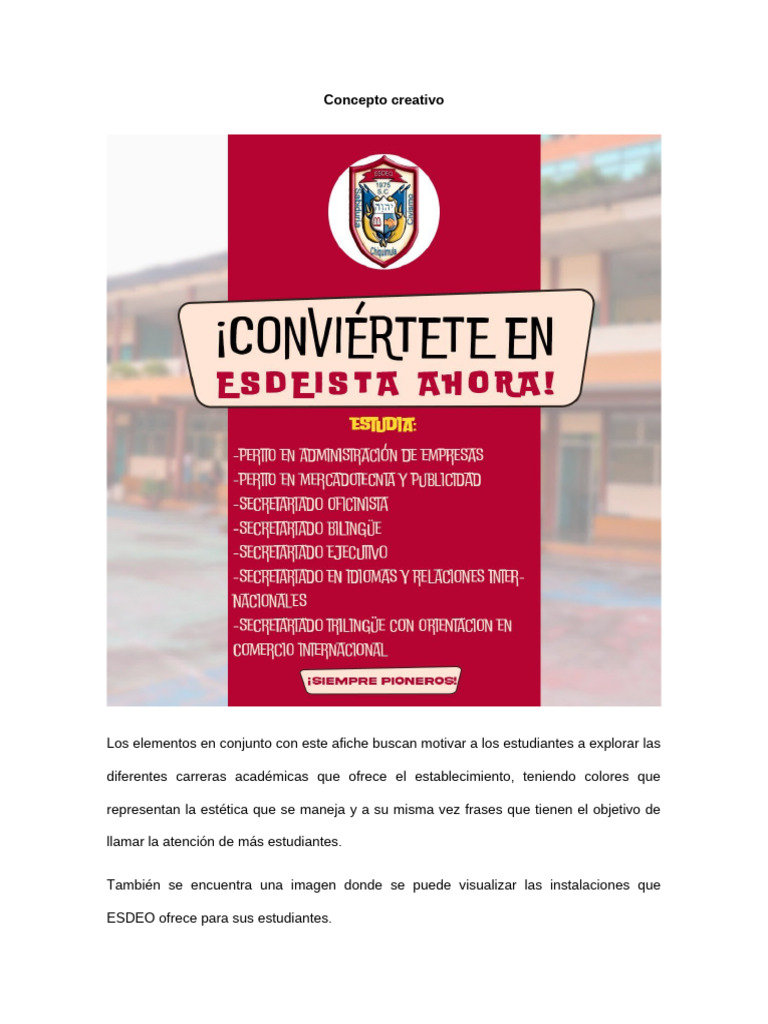 Concepto Creativo PUBLICIDAD | PDF