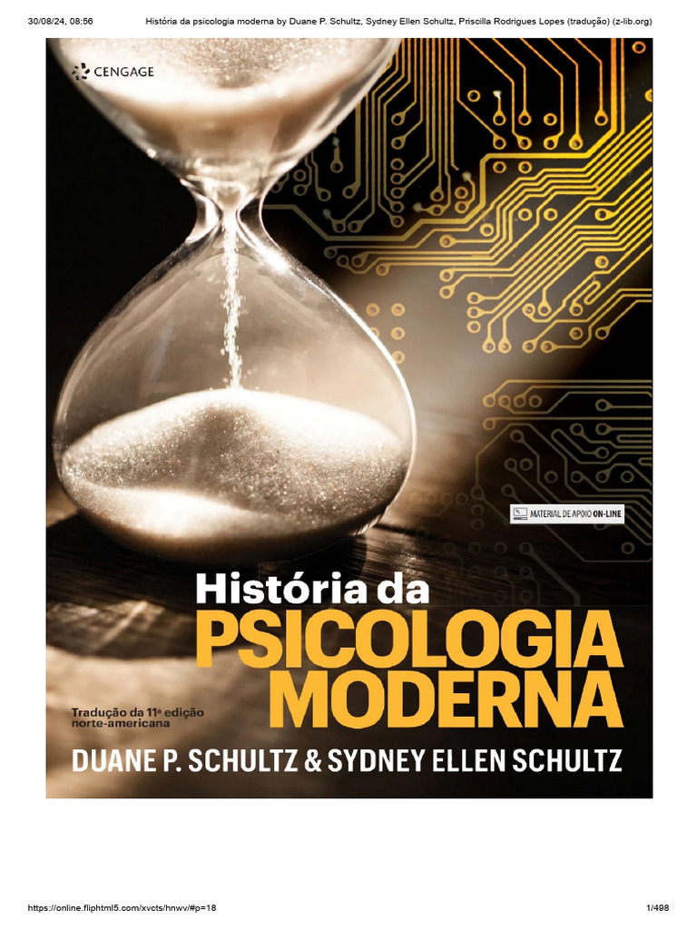 História Da Psicologia Moderna by Duane P. Schultz, Sydney Ellen ...