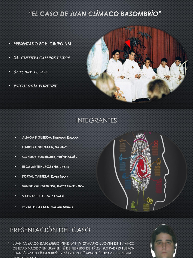 El Caso de Juan Clímaco Basombrio (Grupo N°4) (T2) | PDF