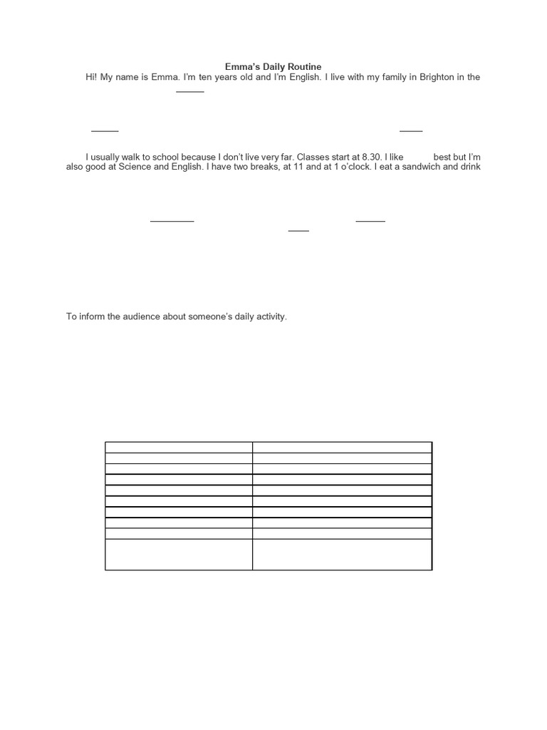 Materi pembelajaran Simple routine task | PDF