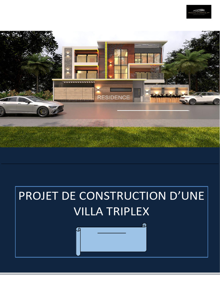 Projet de Construction D'un Triplex | PDF