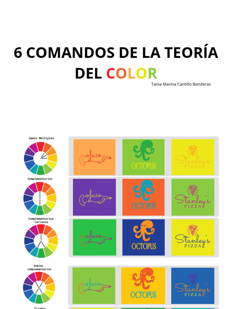 6 Comandos de La Teoria Del Color Tania | PDF